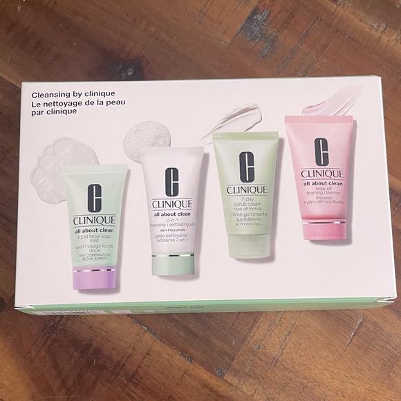 Clinique | Skincare | Clinique Cleanser Travel Kit New | Poshmark